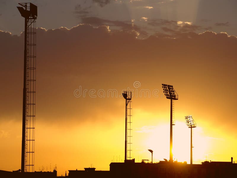 Urban sunset stock photo. Image of architecture, building - 5667644