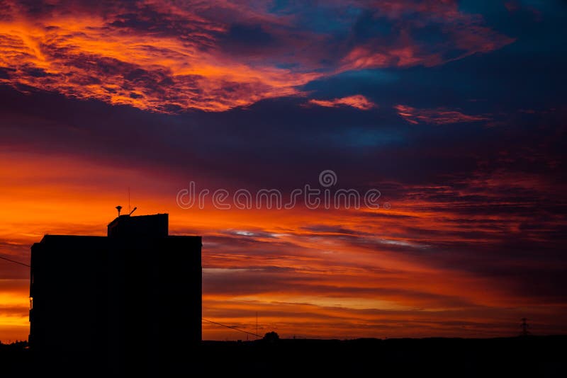 Urban Sunset Picture. Image: 95593577