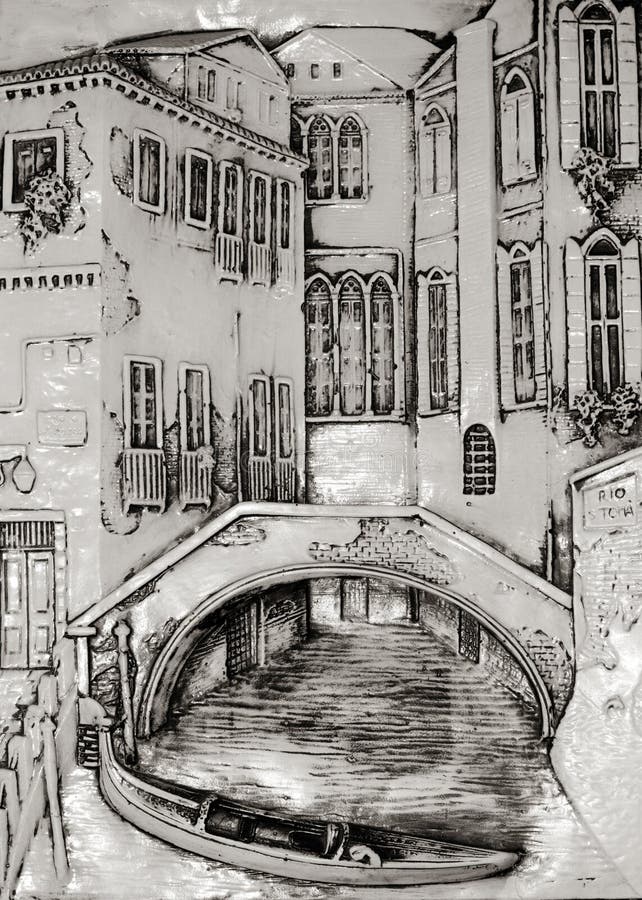 Urban Texture Craft Made of Plaster. Stock Illustration - Illustration ...