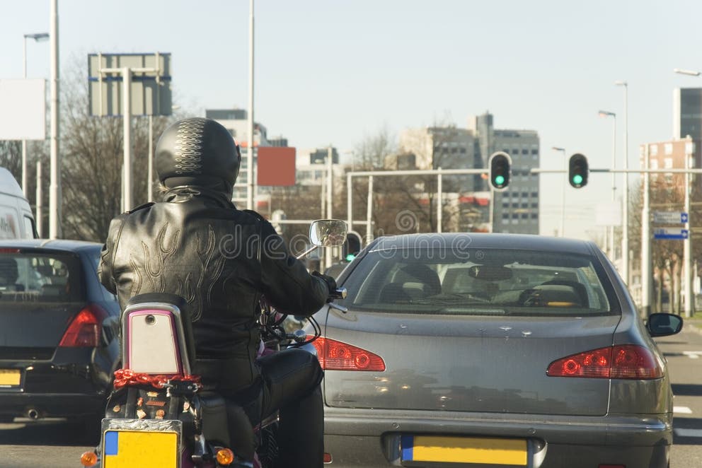 Urban traffic stock photo. Image of overcrowded, bike - 4347468