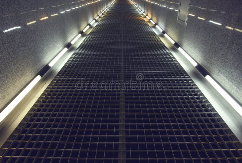 Underpass in Urban City with Light at the End Stock Photo - Image of ...