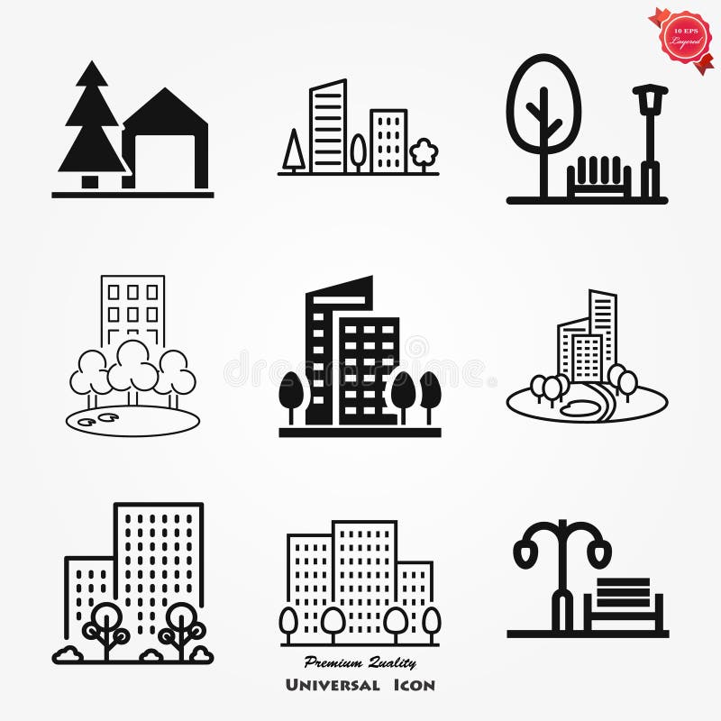 Urban Symbol Stock Illustrations – 195,800 Urban Symbol Stock ...