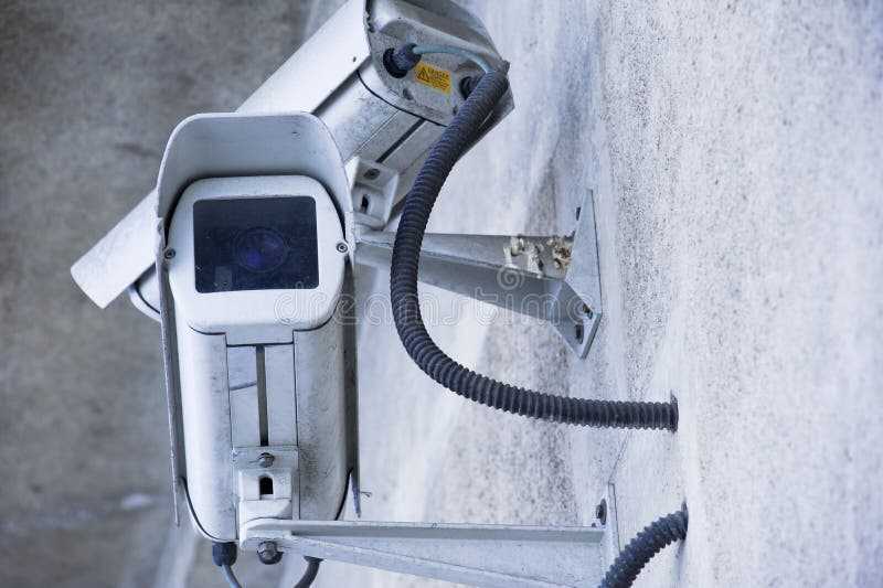 Urban Video and Security Camera Stock Photo - Image of modern, penalty ...