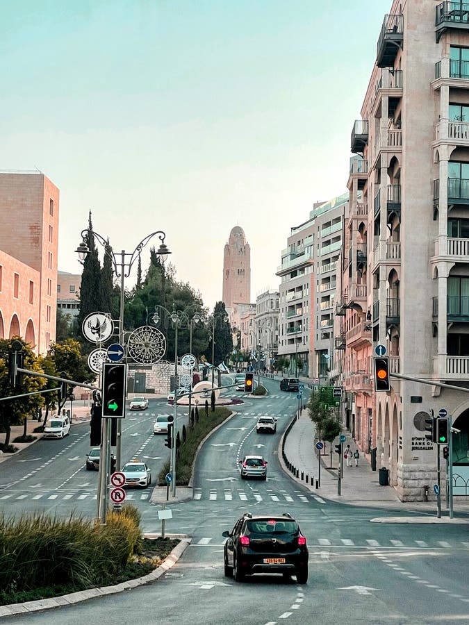 Urban View from the Jerusalem Streets on October 23, Israel Editorial ...