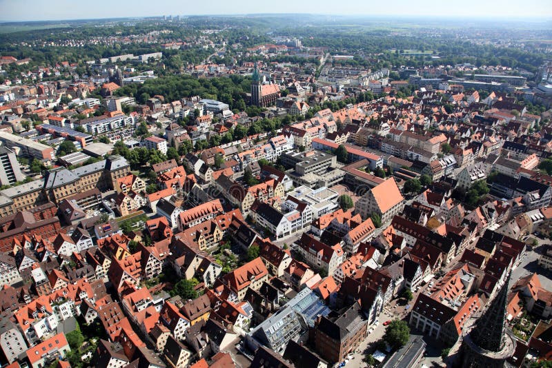 Urban view of Ulm stock photo. Image of donau, buildings - 35829898