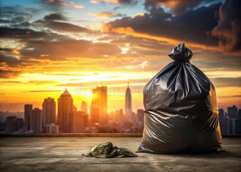 Urban Waste Overflow a Visual Representation of the Growing Pollution ...