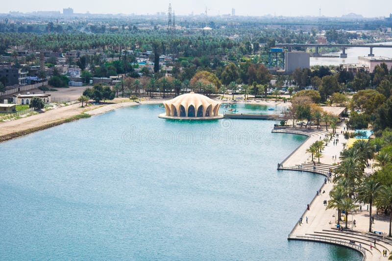 Urban waterfront promenade stock image. Image of waterway - 90098775