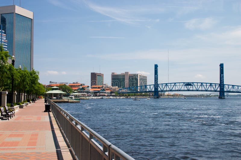 Urban waterfront walkway stock photo. Image of outdoors - 2256240