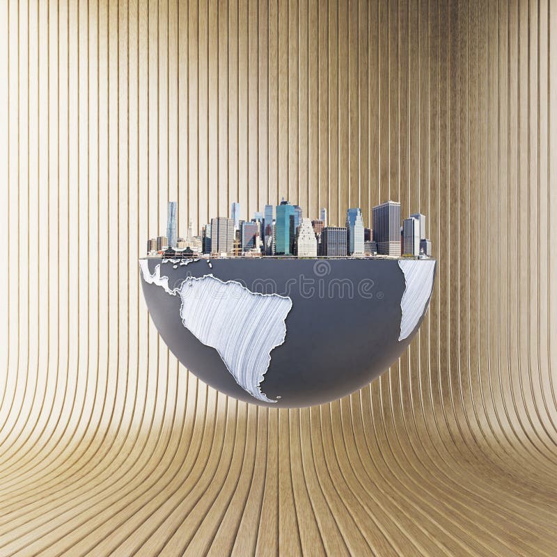 Urbanization ilustração stock. Ilustração de cityscape - 74136356