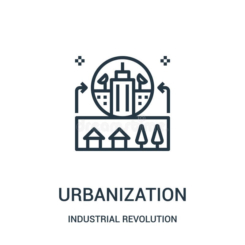 Urbanization Icon. Urban Sprawl, Environmental and Ecology Issue Simple ...
