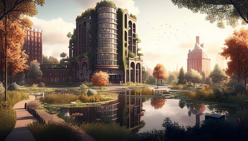 The Urbanized Environment of the City, Gardens and Greenery of the City ...