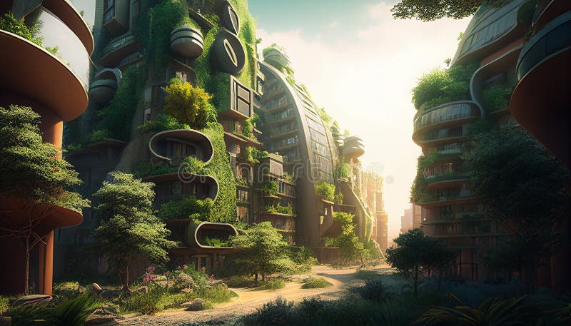 The Urbanized Environment of the City, Gardens and Greenery of the City ...