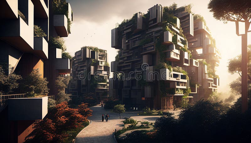 The Urbanized Environment of the City, Gardens and Greenery of the City ...