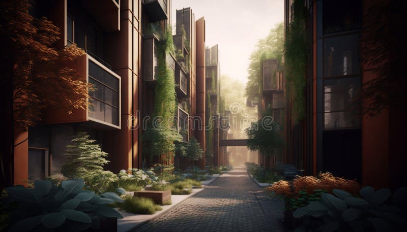 The Urbanized Environment of the City, Gardens and Greenery of the City ...