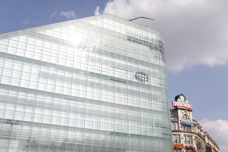Urbis a Modern Building in Manchester and Printwo Editorial Photography ...