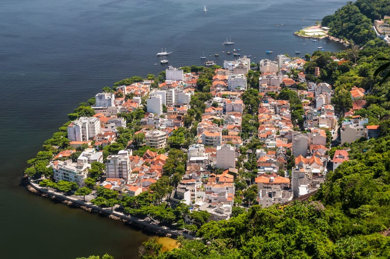 Urca District in Rio De Janeiro Brazil Stock Image - Image of famous ...