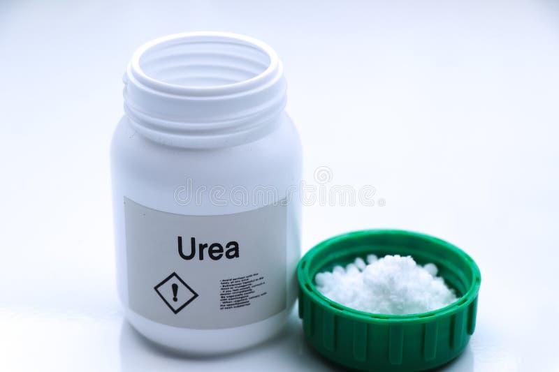 Urea in Bottle , Chemical in the Laboratory and Industry Stock Photo ...