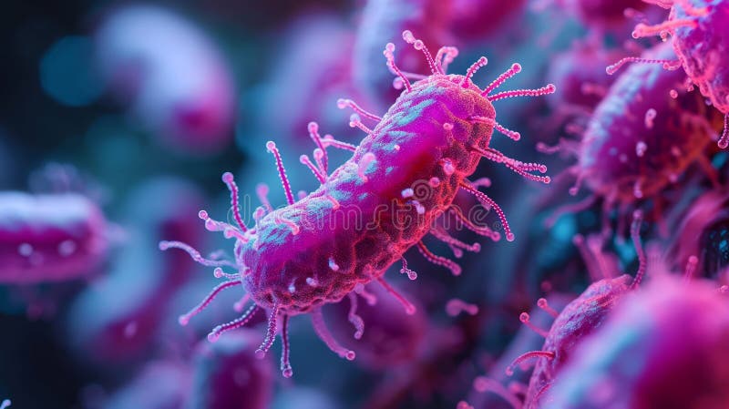 Ureaplasma Urealyticum Bacteria Under a Microscope AI Generated Stock ...