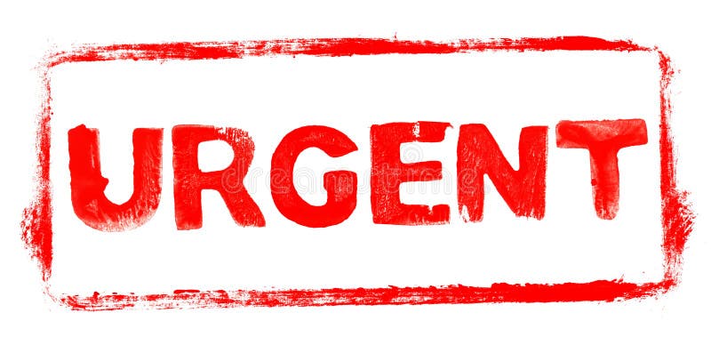 Urgent Banner Template. Urgent Ribbon Label Stock Vector - Illustration ...