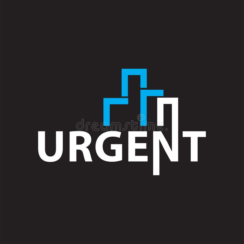 Urgent Build Logo Icon Vector Template Stock Vector - Illustration of ...