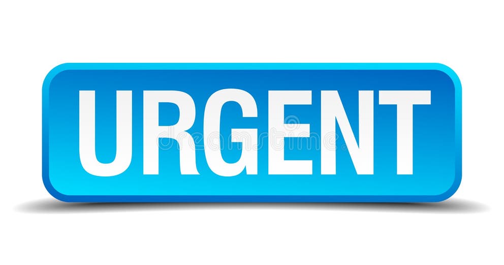 Urgent button stock vector. Illustration of shine, note - 121050557