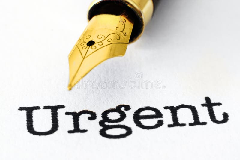 Urgent note stock photo. Image of shadow, post, pink, urgent - 4610