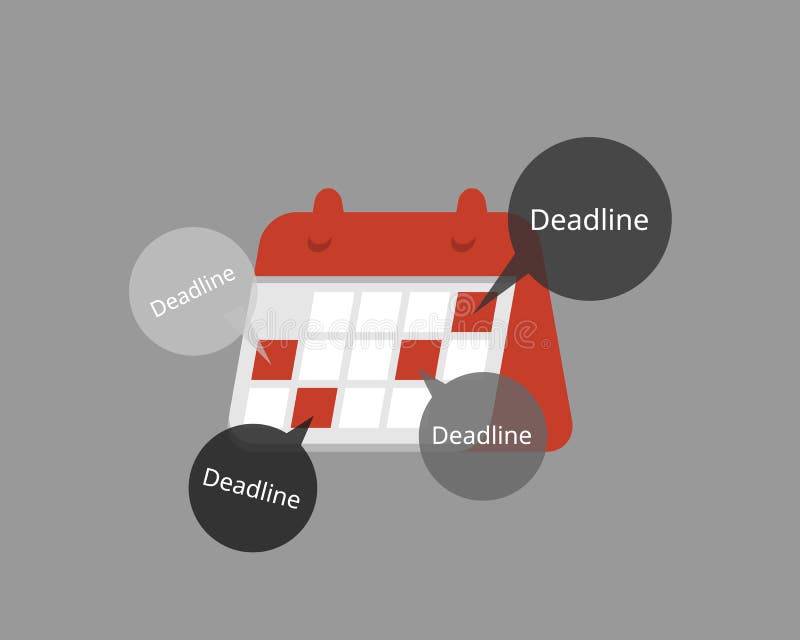 Urgent and Fixed Deadline To Be Done Urgently Vector Stock Vector ...