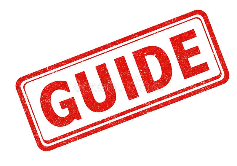 Urgent Guide Stamp Red Rectangle Grunge Design Stock Illustration - Illustration of challenge ...