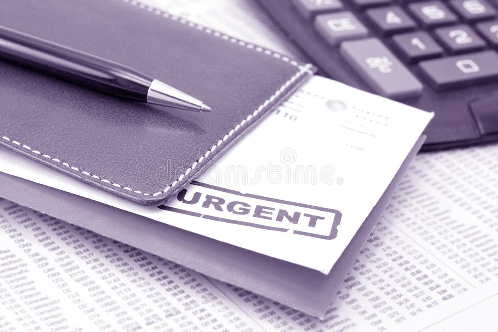 Urgent letters stock photo. Image of notebook, envelope - 1284306