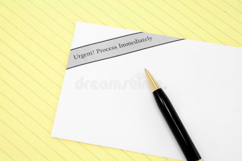 Urgent letters stock photo. Image of notebook, envelope - 1284306