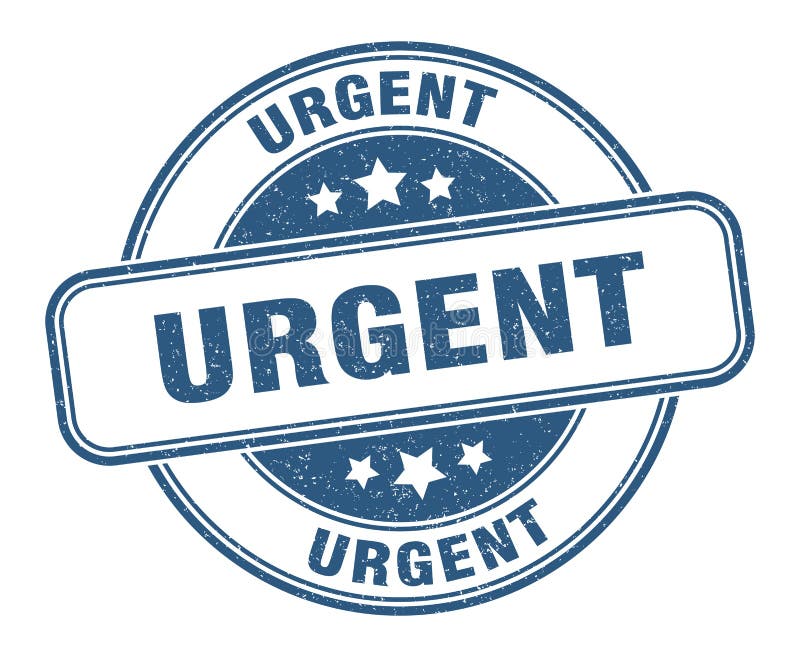 Urgent Stamp. Urgent Round Grunge Sign. Stock Vector - Illustration of ...