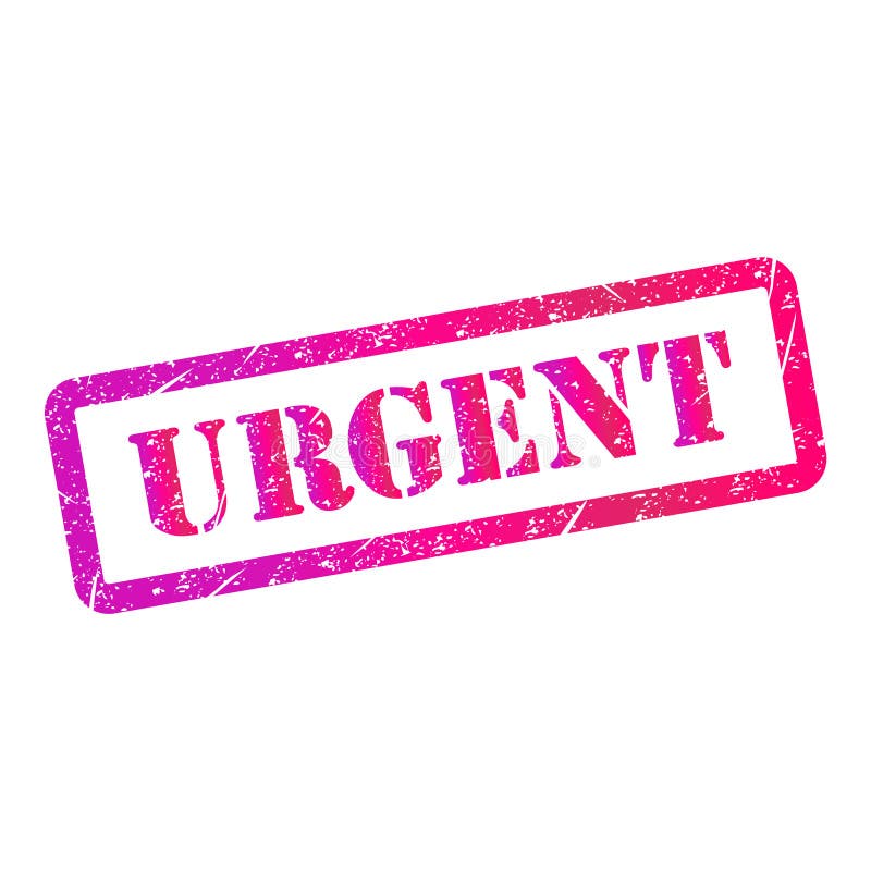 Urgent Stamp Symbol, Label Sticker Sign Button, Text Banner Vector ...
