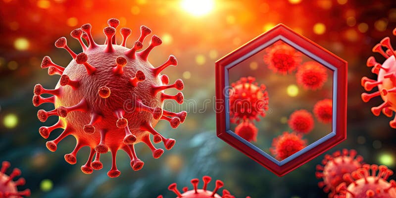 Urgent Virus Alert Stop the Spread of Infectious Diseases with a Red ...