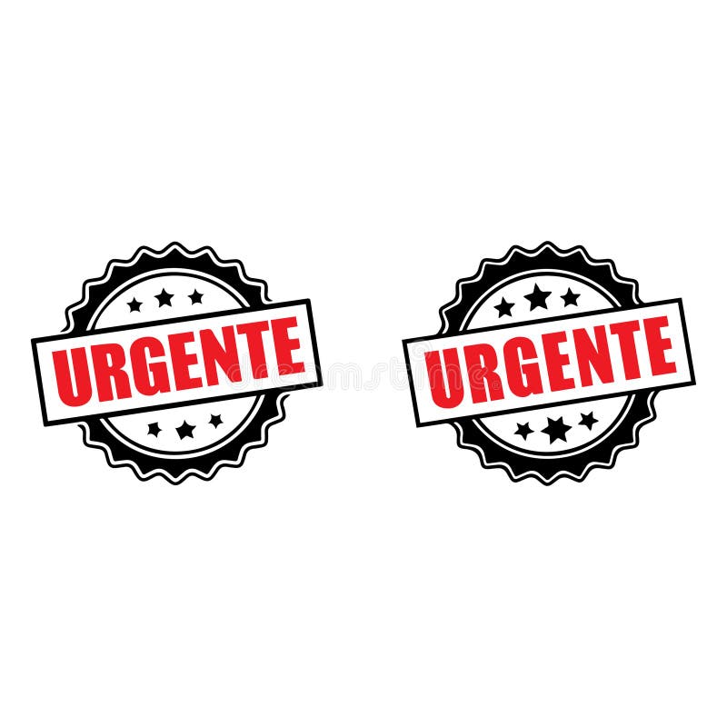 URGENTE Urgent Seal Icon Vector Stock Vector - Illustration of ...