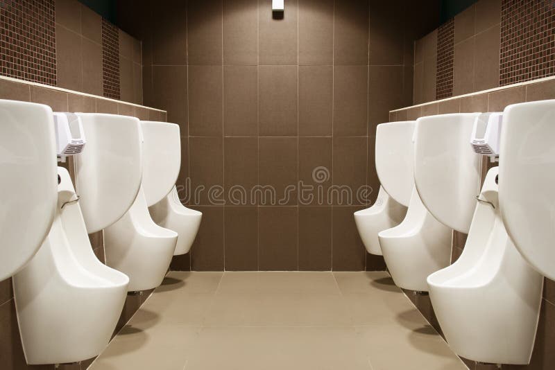 Urinal men restroom stock image. Image of restroom, room - 70658961