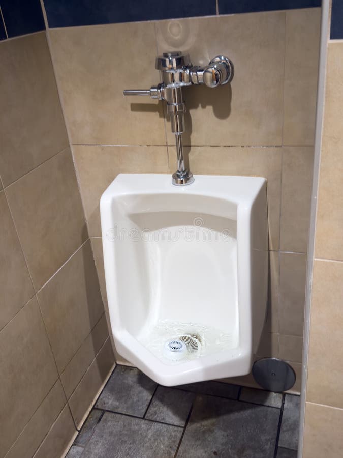 A Urinal in a Public Restroom Stock Image - Image of property, urinal ...