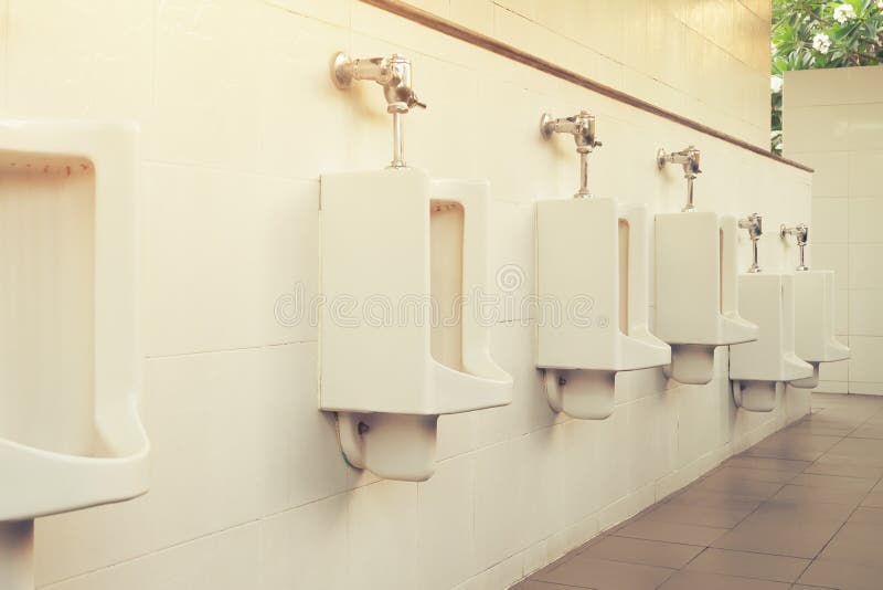 Urinal Tile Wall stock photo. Image of empty, interior - 91506572