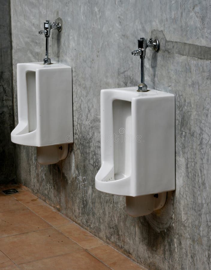 Urinals at office stock image. Image of gentlemen, heat - 18310767