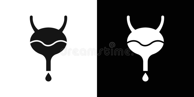 Urinary Bladder Icon Flat Fill Set Collection Stock Vector ...