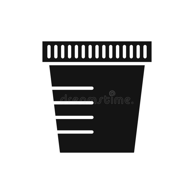 Urine Icon Symbol on White Background Stock Vector - Illustration of ...
