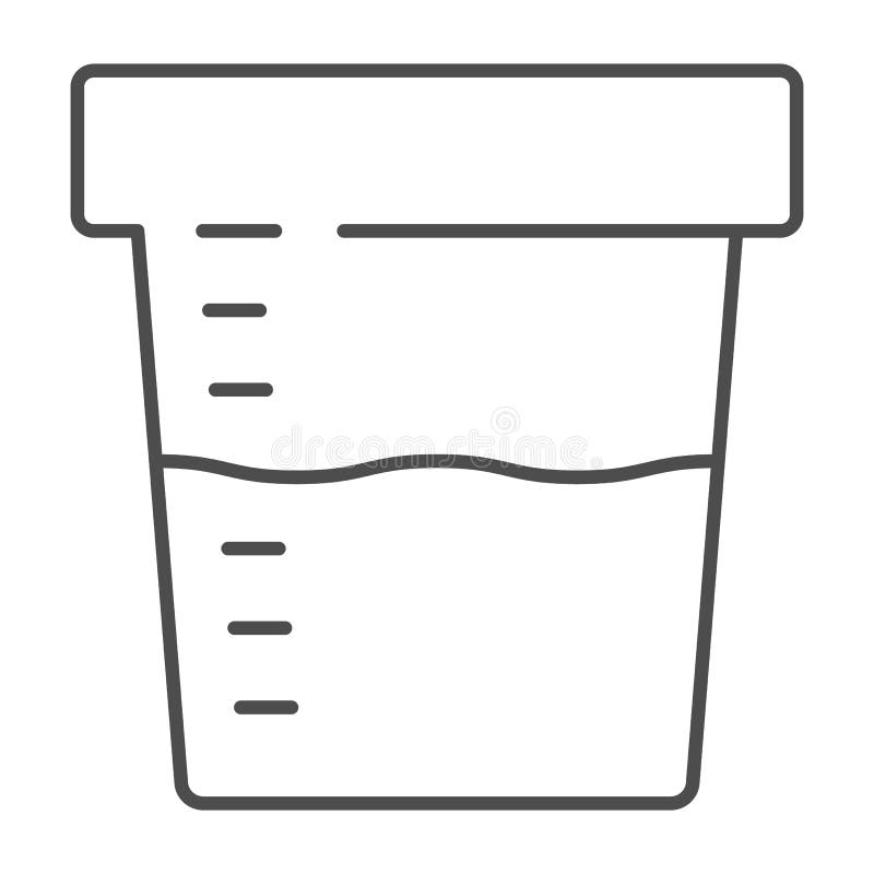 Urine Sample Container Stock Illustrations – 192 Urine Sample Container ...