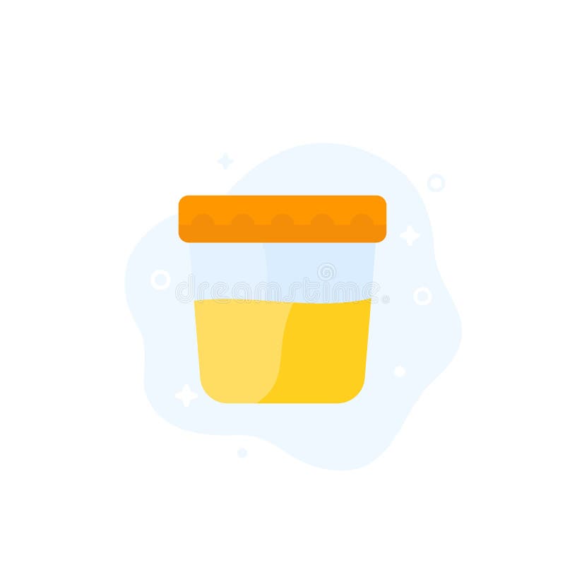 Urine Test, Vector Linear Icons Stock Vector - Illustration of icon ...