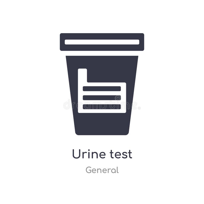 Urine sample illustration stock illustration. Illustration of checkup ...
