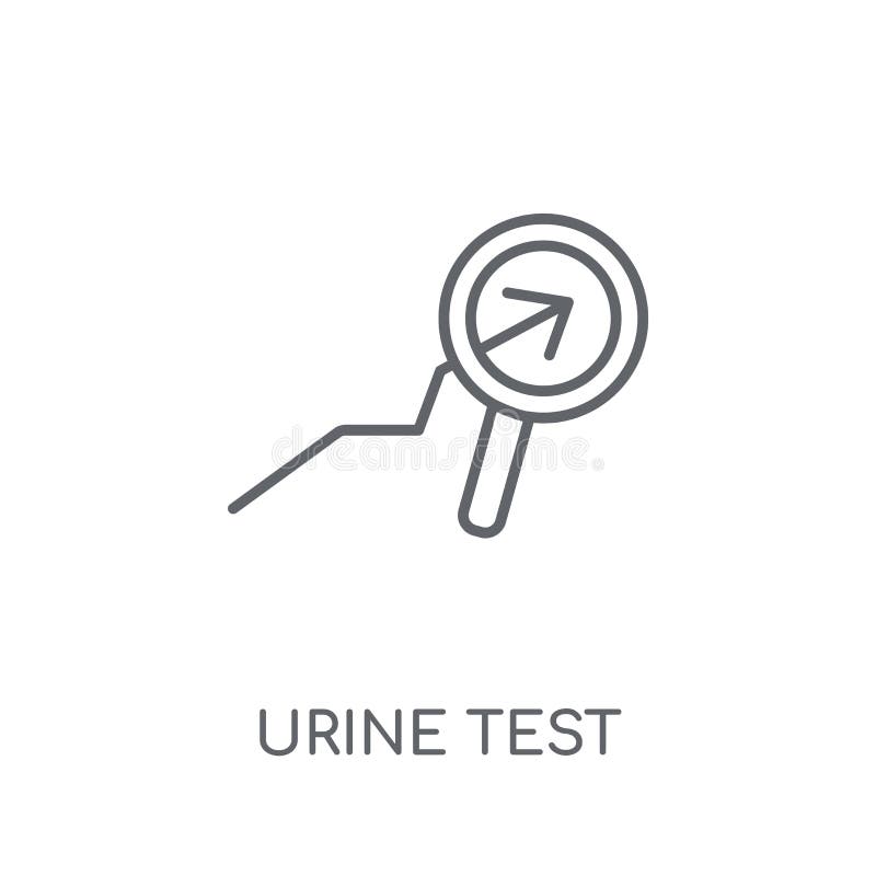 Urine Linear Icon. Modern Outline Urine Logo Concept on White Ba Stock ...