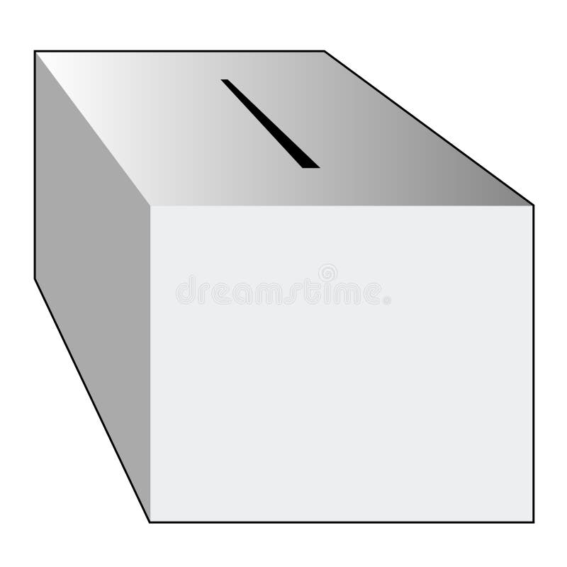 Urna aislada ilustración del vector. Ilustración de humano - 104288193