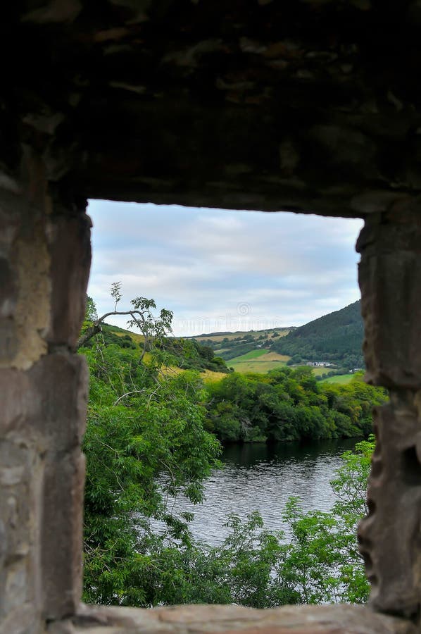 Urquart Castle Near Loch Ness Stock Photo - Image of history ...
