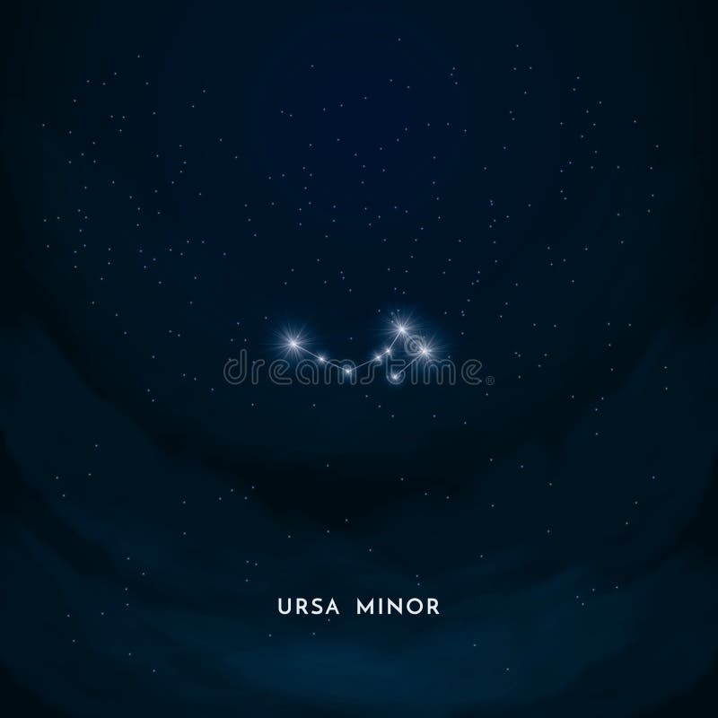 Ursa Minor Constellation Stock Illustrations – 261 Ursa Minor ...