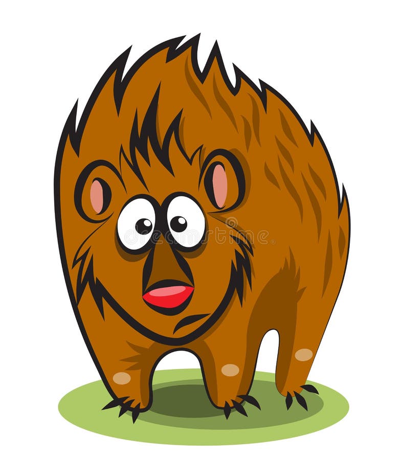 Urso dos desenhos animados ilustração do vetor. Ilustração de animal ...