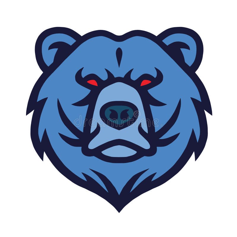 Urso Logo Mascot Vetora Icon Template Ilustração do Vetor - Ilustração ...