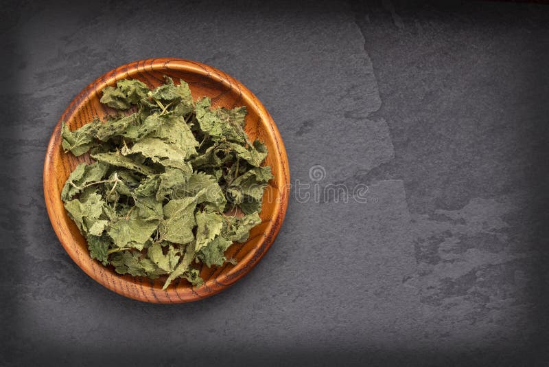 Medicinal and Organic Dried Nettle Leaves - Urtica Stock Photo - Image ...